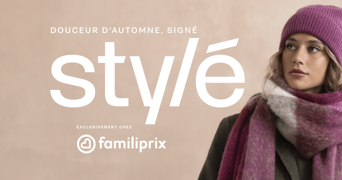 Douceur d’automne, signé Stylé.